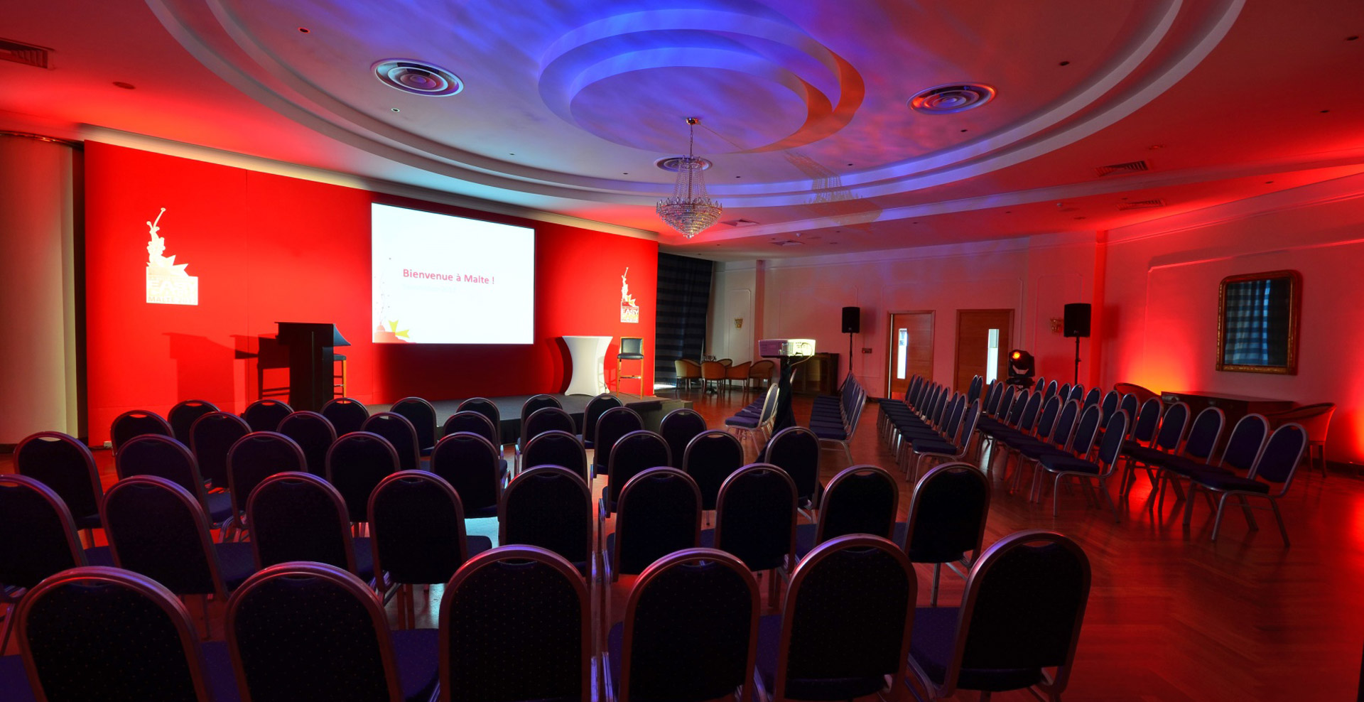 Single Screen Conference Setup - JUGS Malta